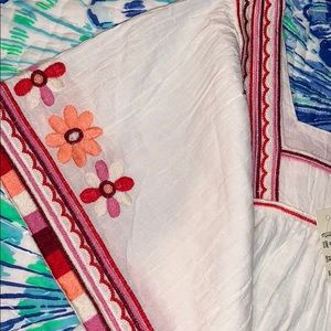 Madewell | Tops | Nwt Madewell White Floral Boho Embroidered Top Xs ...